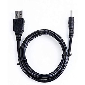 Yustda New USB PC Charging Cable PC Laptop Charger Power Cord for Panasonic SL-S120 SL-S138 SLS120 SLS138 Anti-Shock Memory Mash XBS Portable CD Player