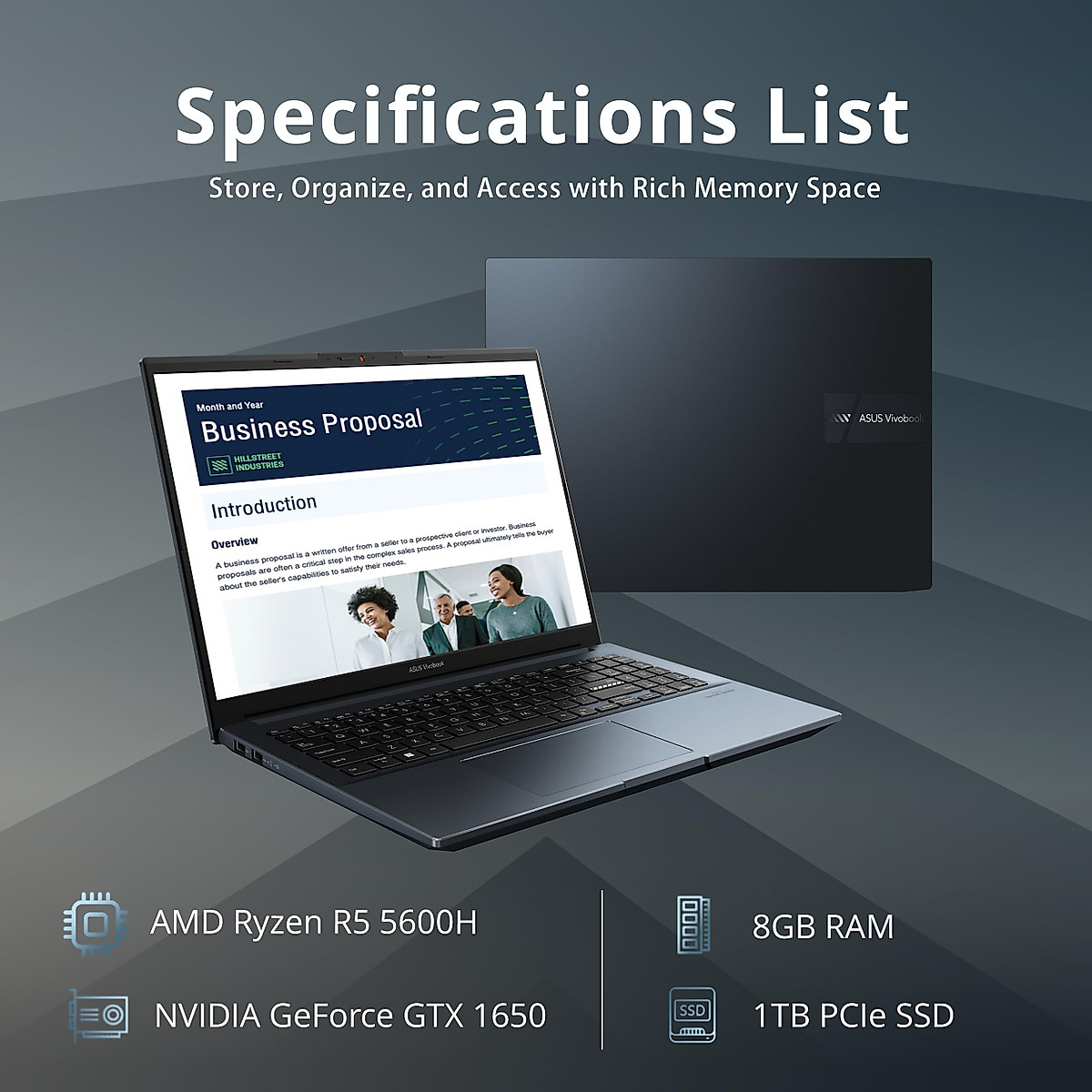 2022 ASUS VivoBook 15 15.6" FHD Touchscreen Laptop Computer, Intel Core i3-1115G4 Processor, 8GB RAM, 256GB SSD, Backlit Keyboard, Intel UHD Graphics, VGA Webcam, Win 10S, Gray, 32GB SnowBell USB Card