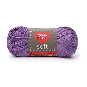 Red Heart Soft Yarn (3-Pack) Plummy E728-99403