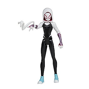 Marvel Spider-Man: Across The Spider-Verse Spider-Gwen Toy, 6-Inch-Scale Action Figure with Web Accessory, Toys for Kids Ages 4 and Up