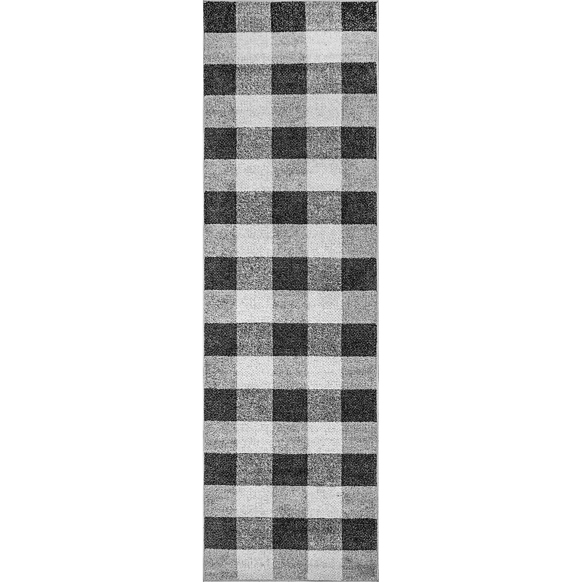 nuLOOM 2' x 9' Performance Indoor Area Rug, Non-Shed, Power Loomed High-Traffic Area Rug for Living Room, Bedroom, Home, Aisha Grey