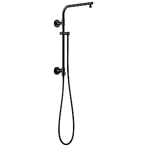 DELTA FAUCET 58810-BL Emerge 18" Round Shower Column, Without Accessories, Matte Black