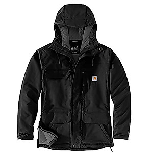 Carhartt mens Super Dux Relaxed Fit Traditional Coat Insulated Jacket, Black, XX-Large US