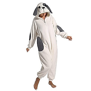 vavalad Adult Dog Onesie Pajamas Cosplay Animal Plush Homewear Sleepwear Costume Women Men
