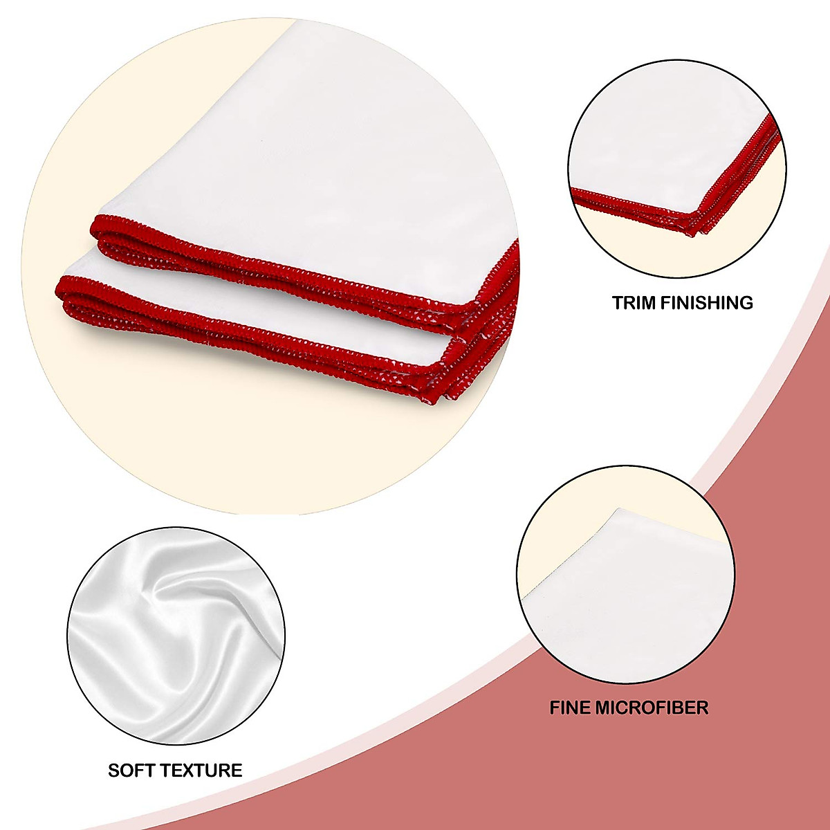 Duralex Lys Plates with a Polishing Cloth