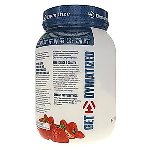 Dymatize ISO 100 Hydrolyzed Whey Protein Isolate - Strawberry- 1.6 lbs