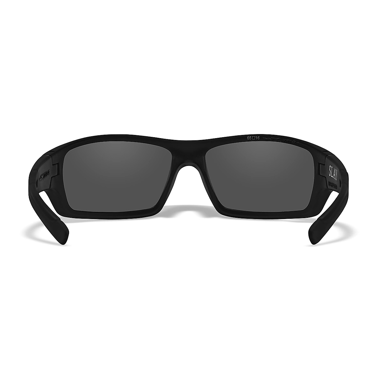 Wiley X Slay Sunglasses, Safety Glasses for Men and Women, UV Eye Protection for Shooting, Fishing, Biking, and Extreme Sports, Matte Black Frames, Grey Tinted Lenses Ballistic Rated