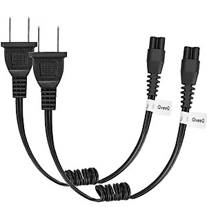 Stun Gun Charger Cord Compatible with VTS-T03, VTS-195; Police 305, Police 928-58, Avenger, Guard Dog Security, Jolt, Stun Master and Most Other Stun Guns 2 Pack（Expandable to 12inch）