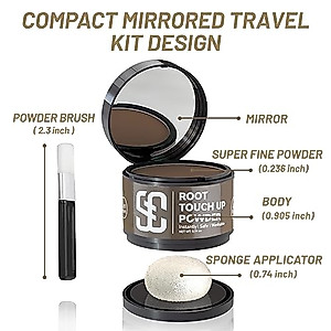 SOVONCARE Instantly Hairline Powder, Hairline Shadow Gray Hair Coverage Touch Up Hair Powder for Thinning Hair for Women Hair Root Touch Up Powder Hair Root Cover Up Conceals Hair Loss Thin Hair Cover Powder Light Blonde