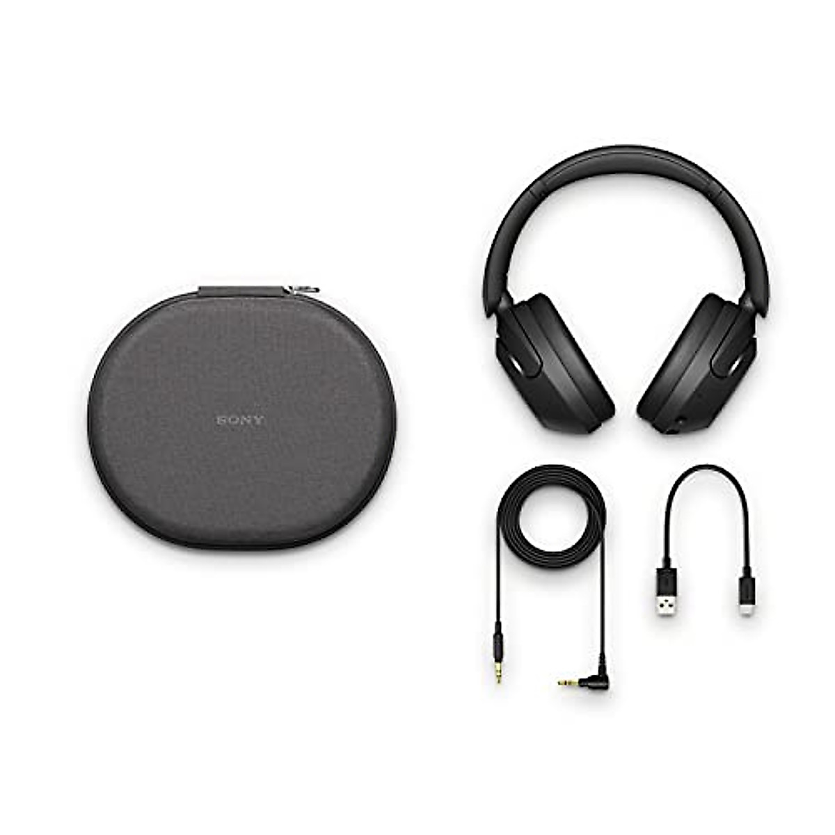 Sony WH-XB910N EXTRA BASS Noise Cancelling Headphones, Wireless Bluetooth Over the Ear Headset with Microphone and Alexa Voice Control, Black