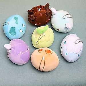 Children’s Plush Toy Slime Plush 3.9" Set, Monster Plush Role-Playing Game Fan Props (7pcs)