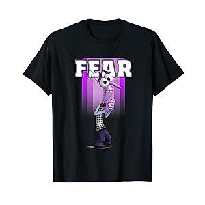 Disney Pixar Inside Out Riley's Fear Purple Character Logo T-Shirt