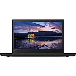 Lenovo ThinkPad T480 Laptop, 14.0 FHD (1920x1080), 8th Gen Intel Core i5-8350U, 8GB DDR4, 256 GB Solid State Drive, Windows 10 Pro (Renewed)