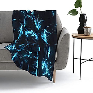 Luxury Blanket Des.Tiny Ultra-Soft Micro Fleece Warm Throw Blanket for Bed Sofa Garden Car Camping