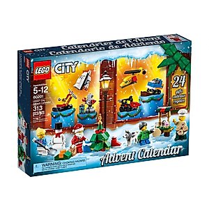 LEGO City Advent Calendar 60201, New 2018 Edition, Minifigures, Small Building Toys, Christmas Countdown Calendar for Kids (313 Pieces)