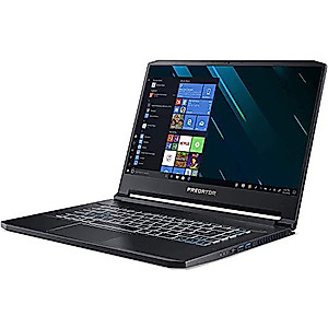Acer Predator Triton 500 Thin & Light Gaming Laptop, Intel Core i7-9750H, GeForce RTX 2060 with 6GB, 15.6" Full HD 144Hz 3ms IPS Display, 16GB DDR4, 512GB PCIe NVMe SSD, RGB Keyboard (Renewed)