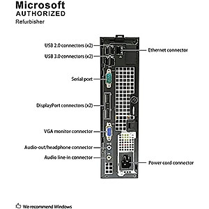 Dell Optiplex 9020 USFF PC, Intel Core i5-4570S, 16GB Ram, 512GB SSD WiFi, DVD-RW, 24 LCD, Windows 10 Pro (Renewed)