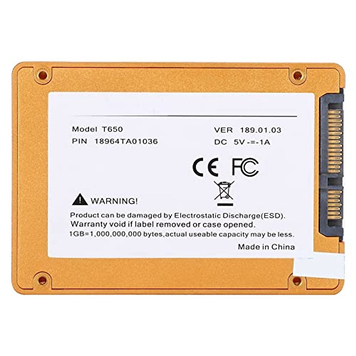 Solid State Drive, Good Performance Portable Solid State Hard Disk Professional Safe Stable for Laptop Desktop Computer(#3)