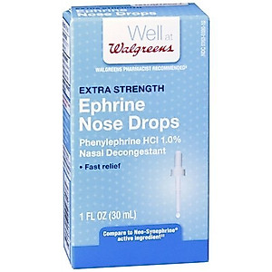 Walgreens Ephrine Nose Drops 1 fl oz (pack of 2) by Walgreens