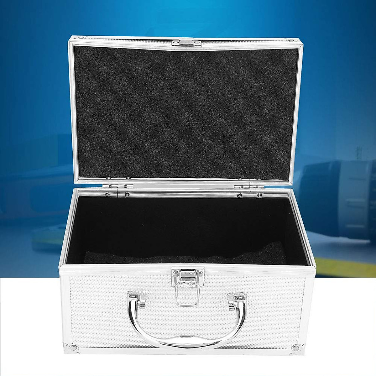 Deosdum Aluminum Tool Box, Portable Display Case Tool Case Aluminum Hard Case Equipment Tool Box Instrumentation Box 230x150x125mm