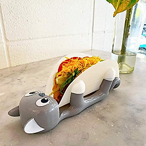 Kids Kitty Cat Taco Holder - Holds Multiple Tacos Purr-fect for Parties or Taco Tuesday with the Family - Fun Novelty Taco Shell Stand for Children and Adults (1)
