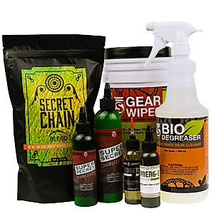 SILCA Super Secret Bike Chain Lube | Chain Wax to Clean, Smoothen, and Silence | Waterproof Bicycle Chain Lube | Chain lube for Friction Reduction and Improved Wattage Output (8oz Bottle)