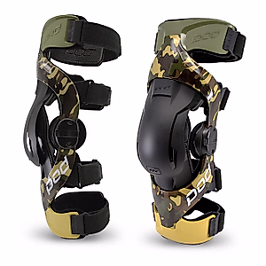 Motocrossgiant POD K4 V2.0 Camo Limited Edition Knee Braces Pair (Medium/Large), K4027-CMO-MD/LG