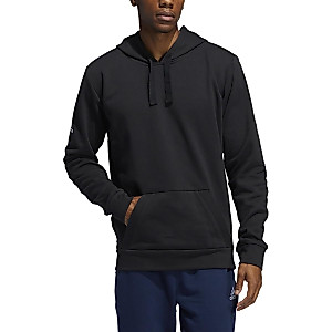 adidas Golf Men's Soft Cotton Blank Hoodie, Black, Medium