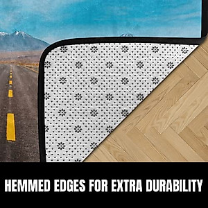 Custom Rug Personalized Add Your Own Logo Image Text Area Rug Soft Anti Slip Washable Decorative Carpet for Home Garden Office 36"x24"