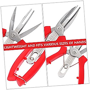 YARNOW 1pc Double Edge Picking Scissors Handheld Pruners Plant Tree Branch Cutter Gardening Hand Pruner Gardening Shears Plant Tree Pruning Shears Stainless Steel Branch Shears Abs