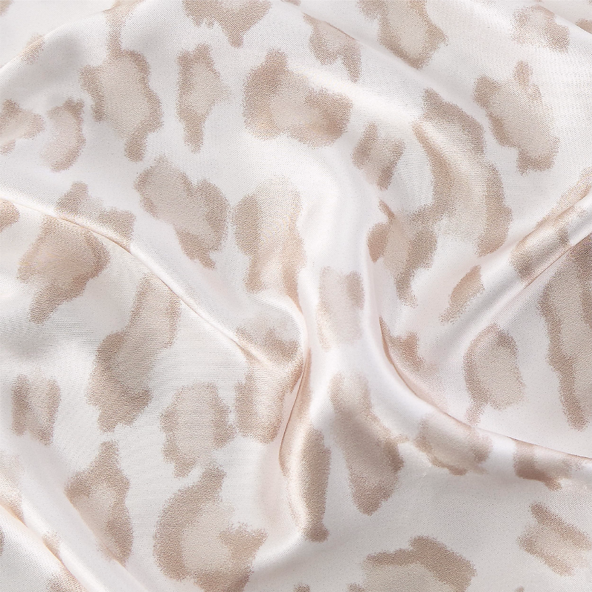 Bedsure Satin Pillowcase with Zipper 2 Pack Queen Size 20''x30'' - Similar to Silk Pillowcases for Hair and Skin, Silky & Soft Zip Satin Pillow Case Set of 2 (Leopard, 20x30 Inches)