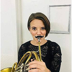 Sax-stache - Clip-on Mustache for Saxophone (Alto)