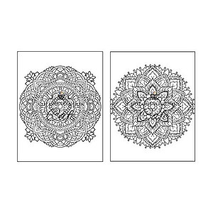 125 Mandalas: An Adult Coloring Book Featuring 125 of the World’s Most Beautiful Mandalas for Stress Relief and Relaxation (Mandala Coloring Books)
