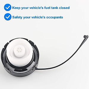 Gas Cap, Fuel Cap Replace 77300-53010 Compatible with Toyota Lexus - 2001-2002 4Runner, 2000-2005 Celica, 2003-2004 Corolla, 2002-2004 Tacoma, 2001-2005 RAV4 Sequoia, 2001-2003 Highlander Sienna, More