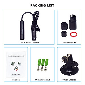 PEGATISAN 3MP POE CCTV Camera 3.6MM Lens Pinhole IP Camera Poe Micro Camera P2P Remote View CCTV Video Cam 25fps H.265