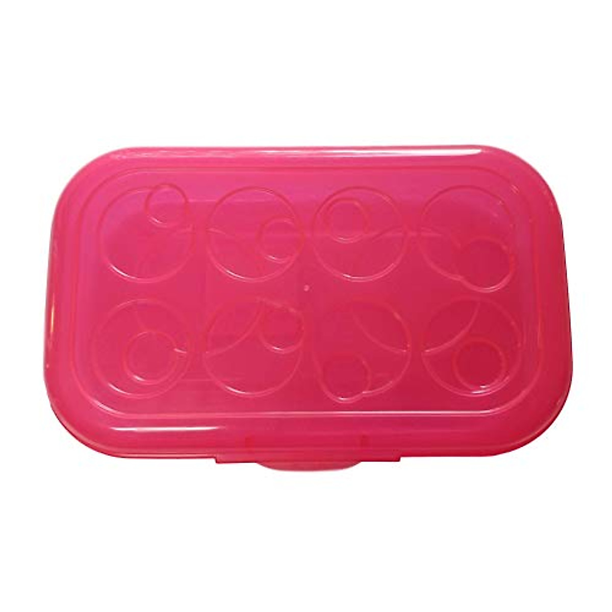 Sterilite Pink Transparent Pencil Case Box