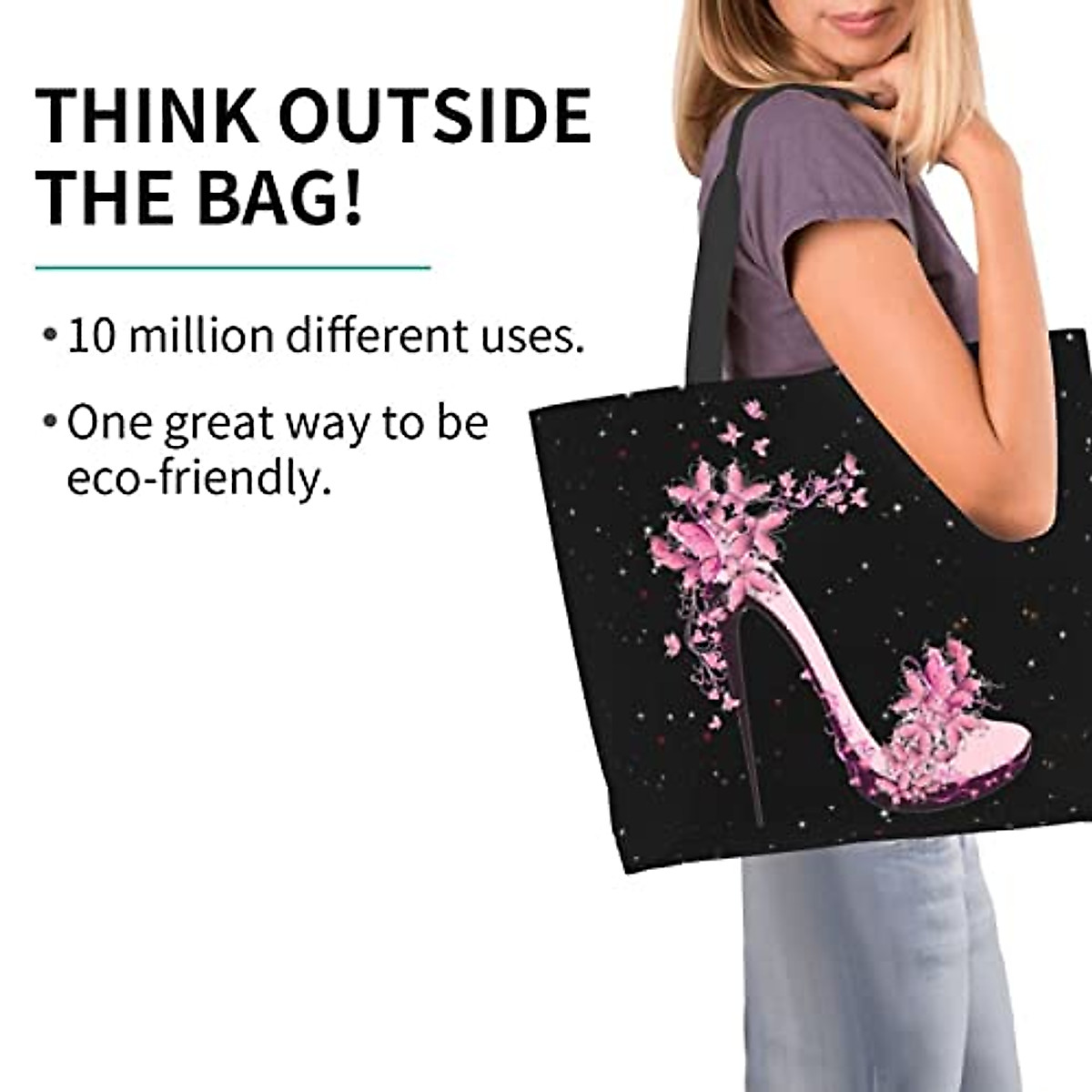 Gelxicu Womens Shoulder Tote Bags Butterfly Casual Bag Cute Shoulder Handbags Bags for Women Girls