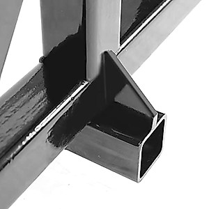 3 Point 2" Receiver Trailer Hitch Category 1Tractor Tow Drawbar Pull Black Heavy Duty