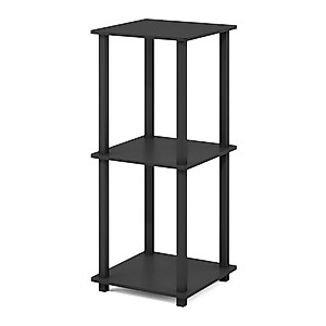 Furinno Simplistic Set of 2 End Table, Americano/Black