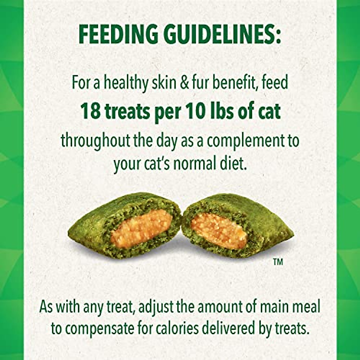 FELINE GREENIES SMARTBITES Skin & Fur Health Crunchy and Soft Natural Cat Treats, Salmon Flavor, 4.6 oz. Pack