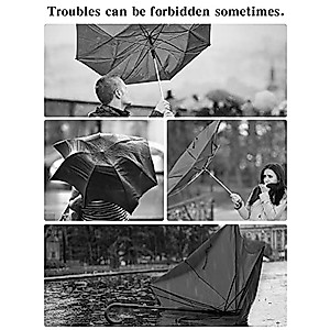 Kalolary 62 Inch Extra Oversize Large Compact Golf Umbrella，Double Canopy Vented Windproof Waterproof Stick Umbrellas for women & men