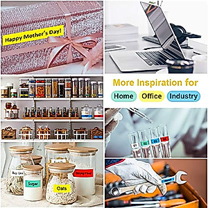 8-Pack Compatible TZe TZ 12mm 0.47 Inch Laminated Label Tape Replacement for Brother P Touch TZe-231 TZe231 TZe431 TZe531 TZe631 TZe731 TZe334 TZe335 Tape for Ptouch PT D210 H100 H110 1290 Label Maker