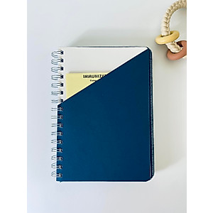 Baby's Daily Logbook, Breastfeeding Journal, Track your Infant’s Feedings, Sleep, and Diaper changes. Plus Bonus Sections including: Growth Charts, Illness Charts, Milestones, Teeth Chart, Doctor appointment notes, and Storage Pocket.