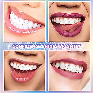 Loeland Tooth Gem Kit, DIY Crystals Jewelry Kit Teeth Gems Kit, Professional Fashionable Tooth Gems Kit for Teeth, Teeth Jewelry Starter kit