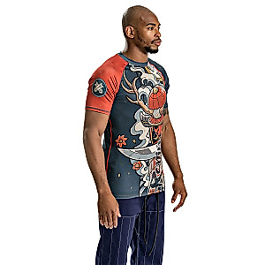 Ronin Brand Oni Bushi Rash Guard (Med) Red