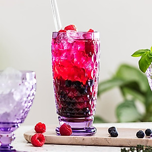 Villeroy & Boch - Boston Lavender long drink glass, crystal glass coloured purple, capacity 300 ml