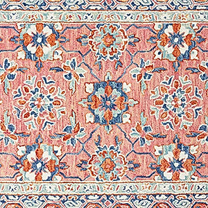 Loloi Zharah Rose/Denim 5'-0" x 7'-6" Area Rug