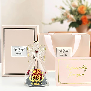 Sunia Preserved Flowers Gifts for Grandma - Delicate Grandma Birthday Gifts from Grandkids for Grandma Grandmother, Ideas (Sisters)