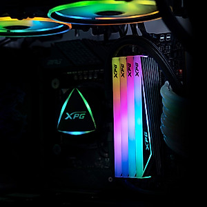 XPG Caster RGB DDR5 6000MHz 32GB (2x16GB) CL40-40-40 PCS-48000 UDIMM 288-Pins Desktop SDRAM Memory RAM Kit (AX5U6000C4016G-DCCARGY)
