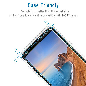 HPTech [2-Pack] Designed For LG Stylo 5, Stylo 5 Plus and Stylo 5X Tempered Glass Screen Protector, Easy to Install, Bubble Free